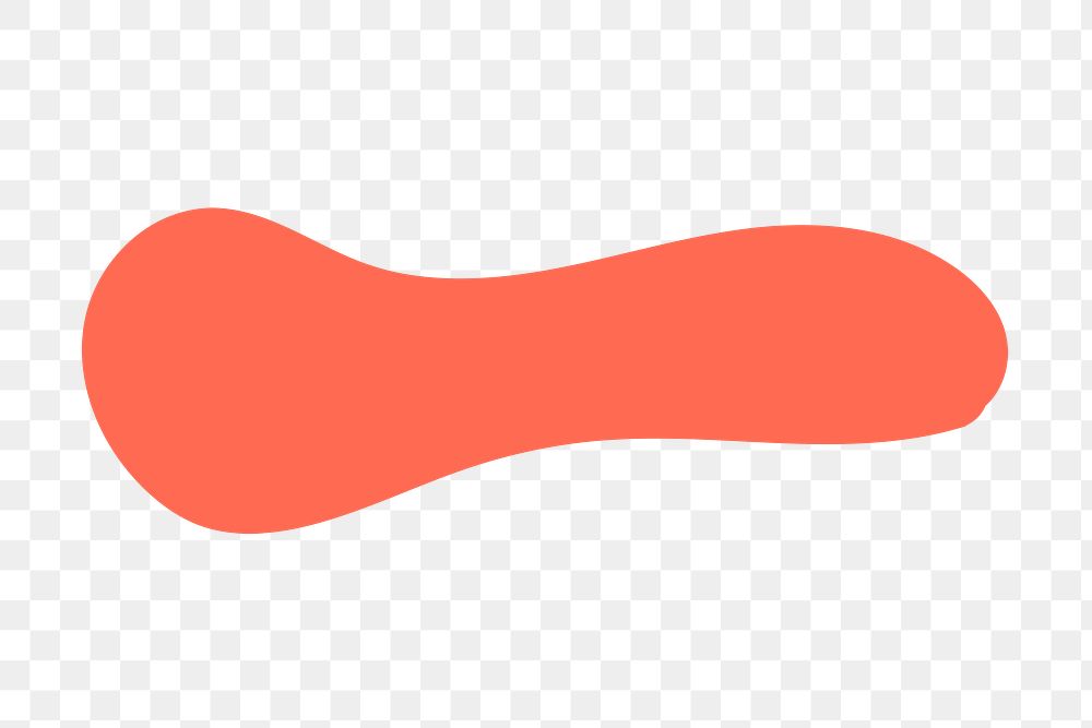 Red png sticker irregular abstract | Premium PNG Sticker - rawpixel