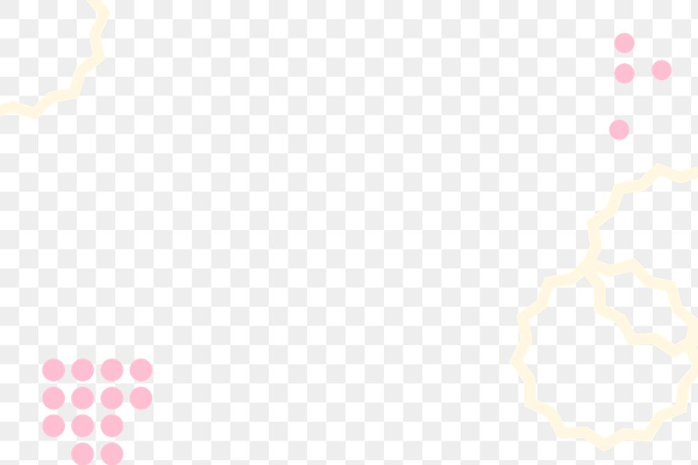 Memphis png funky border background | Free PNG - rawpixel
