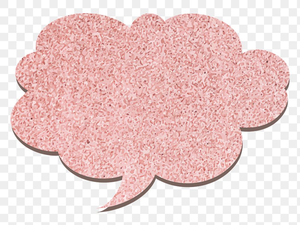 Speech bubble png sticker in pink | Free PNG Sticker - rawpixel