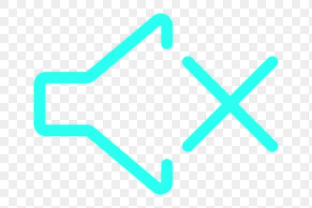 Png blue speaker mute UI | Free Icons Sticker - rawpixel