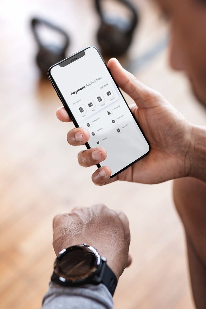 Phone screen mockup, editable design | Premium Mockup Generator - rawpixel