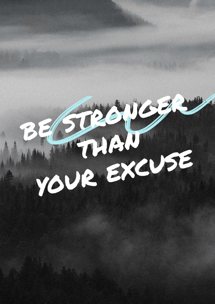 Encouraging quote poster template, editable | Premium Editable Template ...