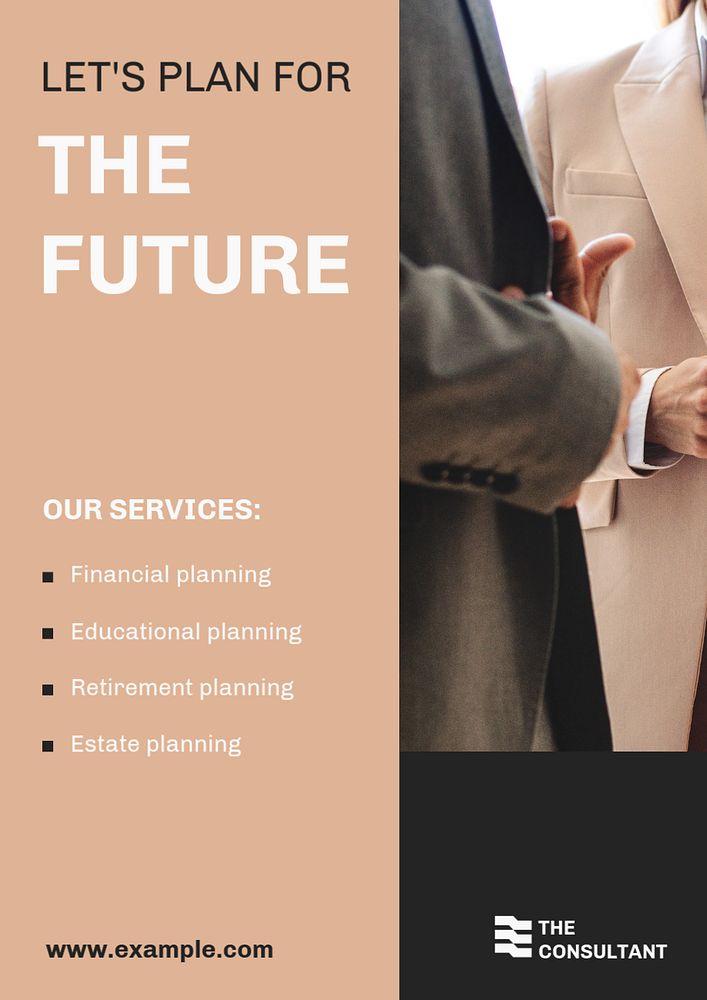 Financial consulting poster template, tax | Premium Editable Template ...