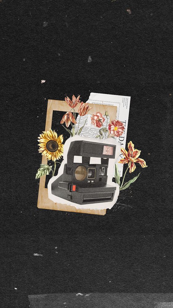 Vintage camera, editable collage remix | Free Editable Design - rawpixel
