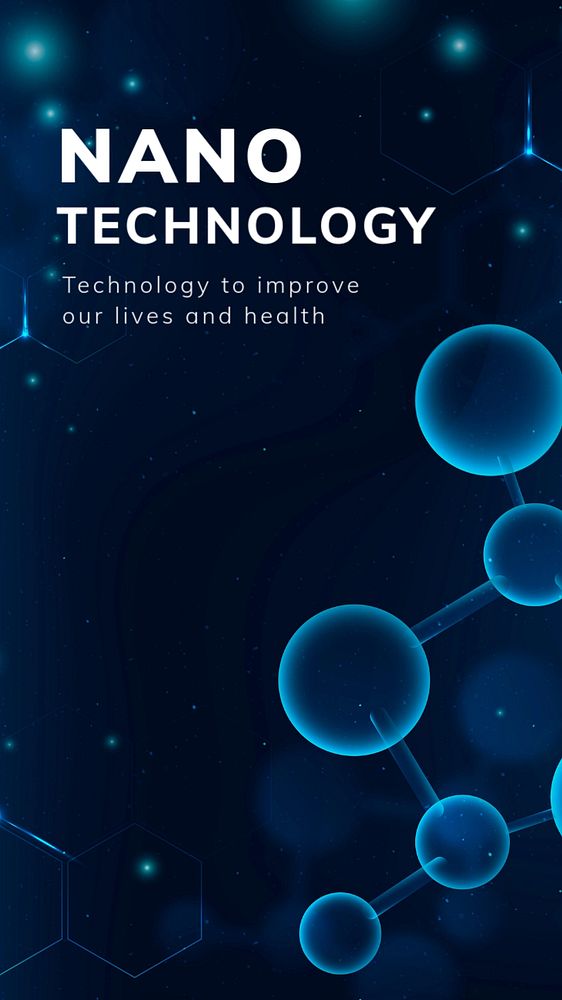Nanotechnology Facebook story template, editable | Premium Editable Template - rawpixel