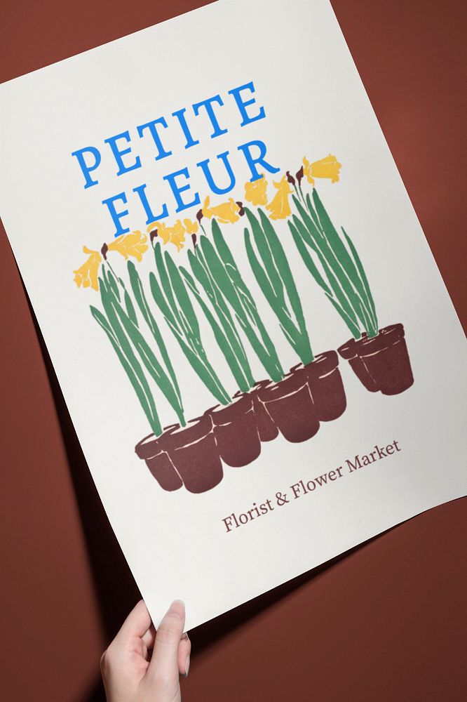 Editable poster mockup, realistic design | Premium Mockup Generator - rawpixel