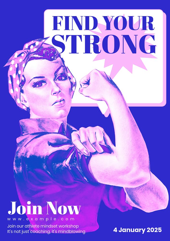 Self-esteem poster template, editable halftone | Premium Editable ...