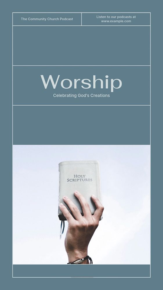 Worship god Instagram story template | Premium Editable Template - rawpixel