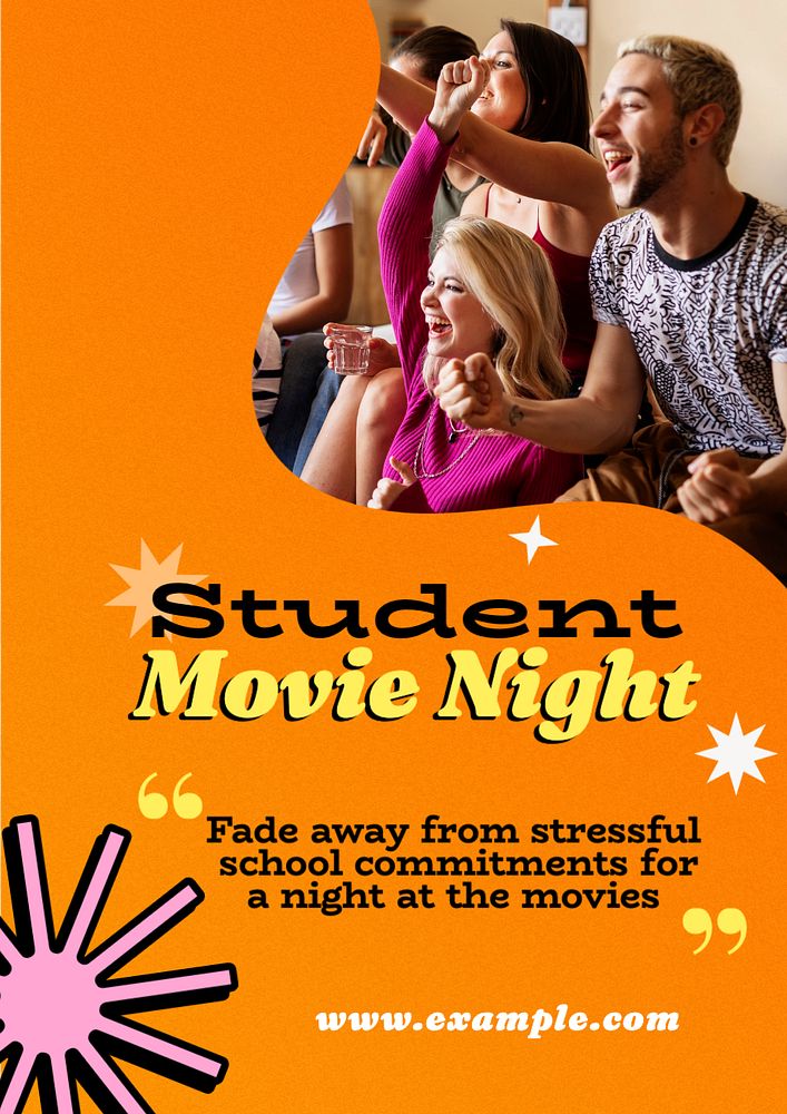 University student poster template, editable | Premium Editable ...