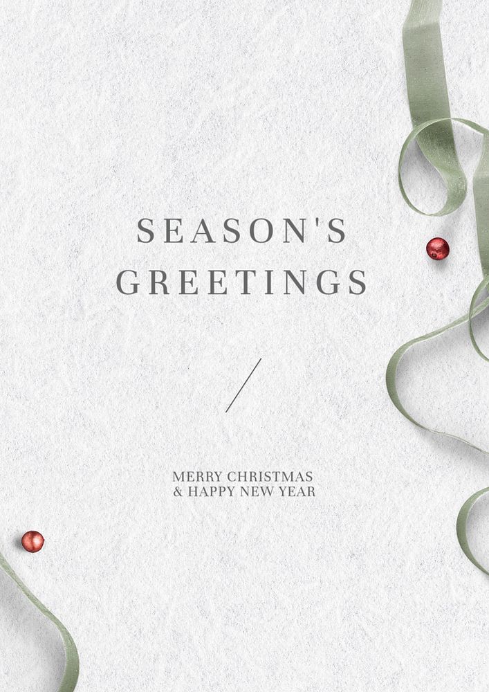 Season's greeting poster template, editable | Premium Editable Template ...