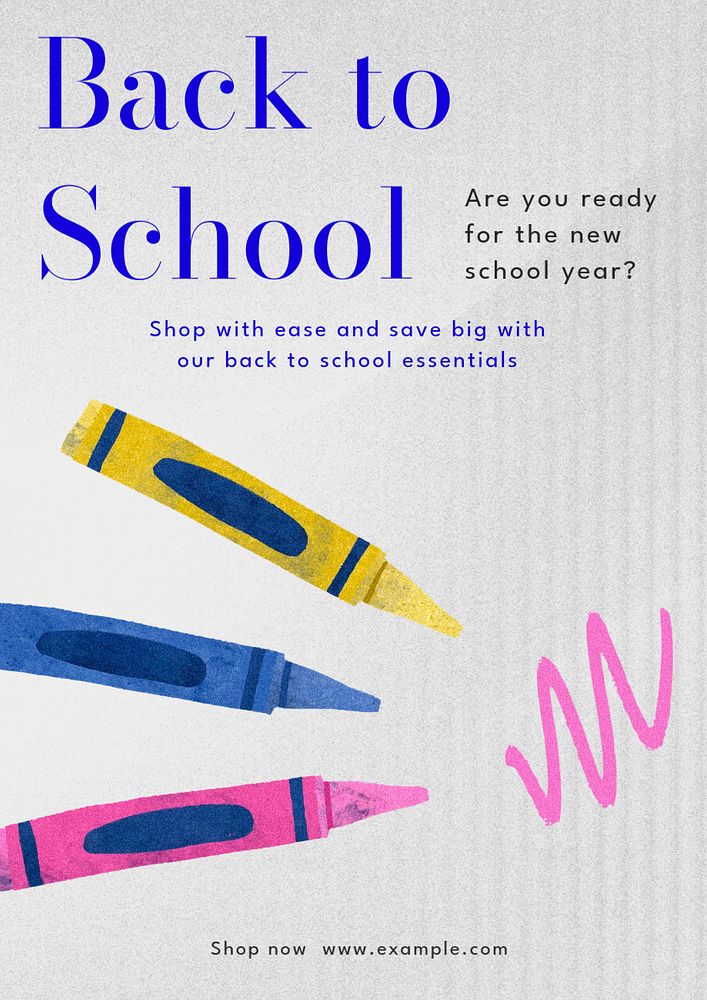 Back school poster template, editable | Premium Editable Template ...