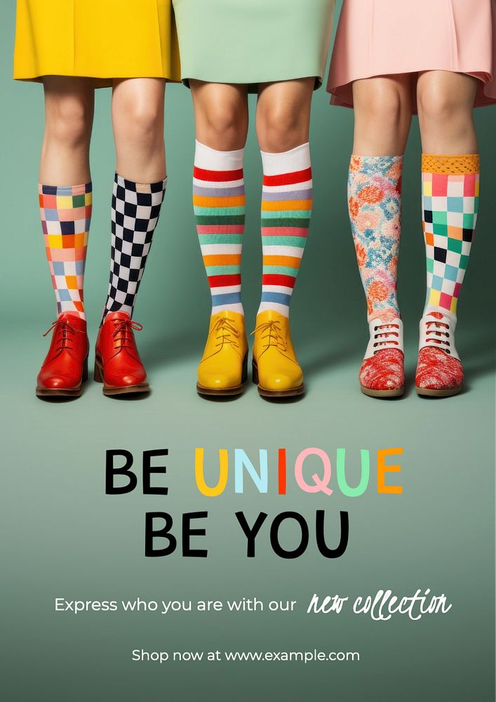 Be unique poster template, editable | Premium Editable Template - rawpixel