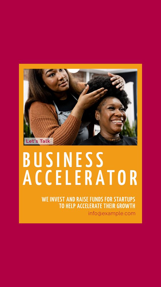 Business accelerator Instagram story, editable | Premium Editable ...
