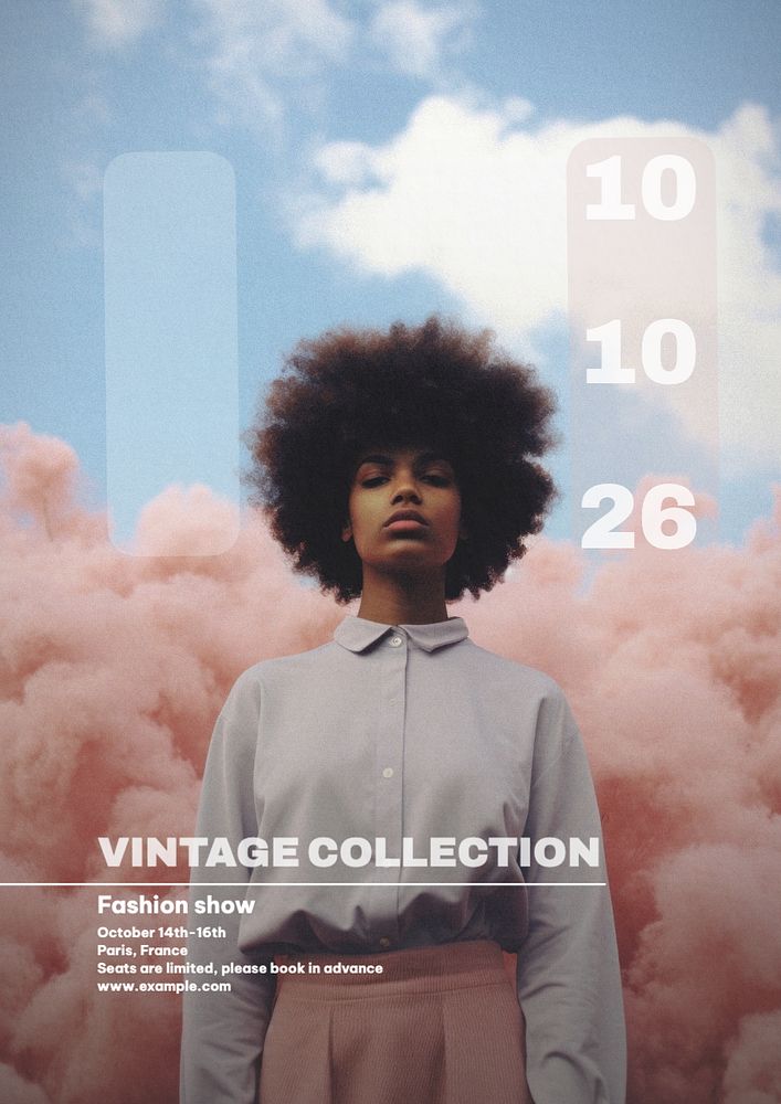 Vintage collection poster template | Premium Editable Template - rawpixel