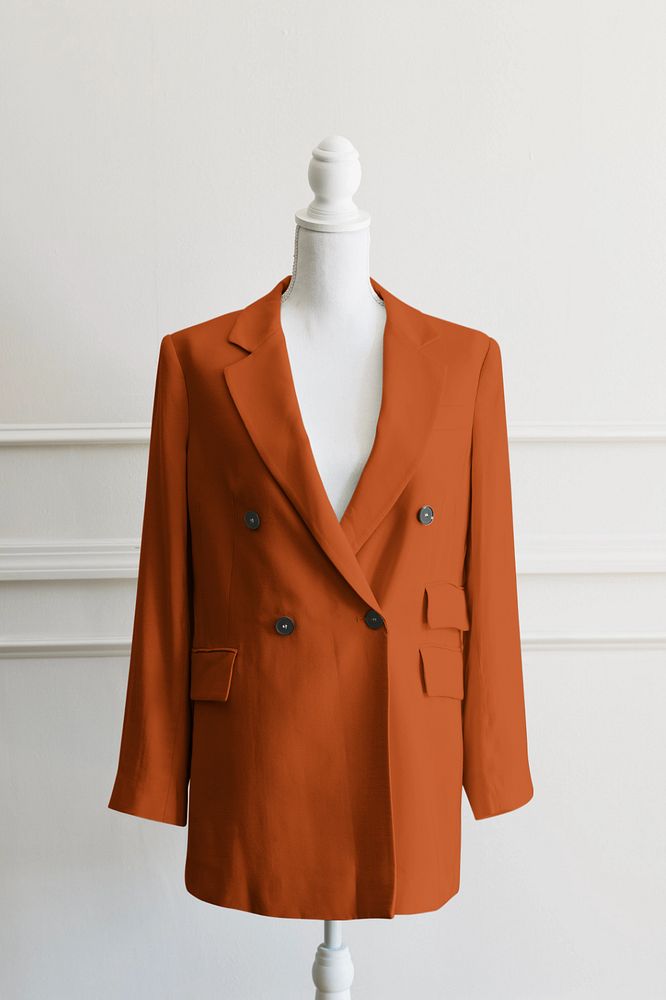 Blazer suit editable mockup, formal | Premium Mockup Generator - rawpixel