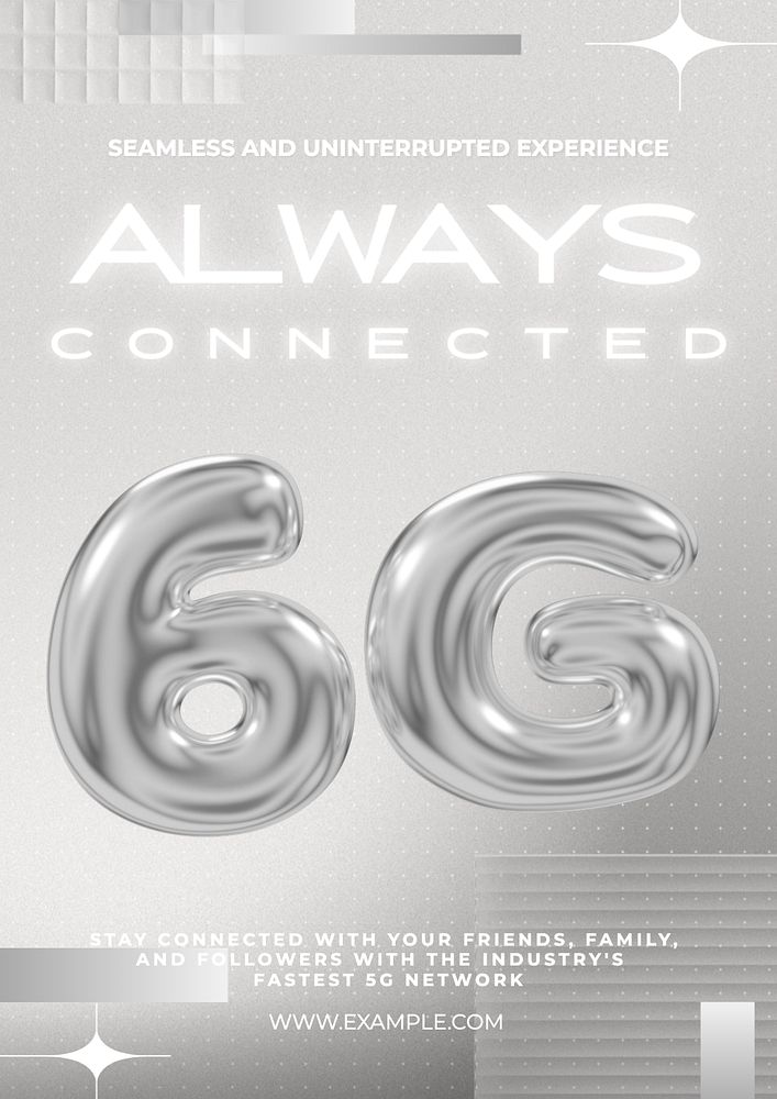 Always connected poster template | Premium Editable Template - rawpixel