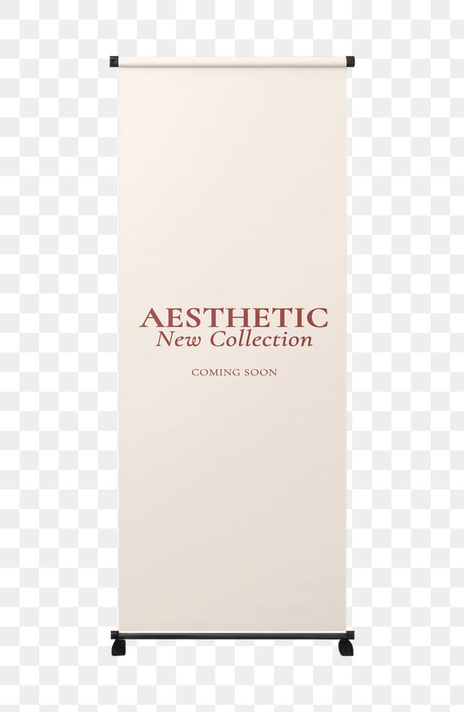 Roll banner png mockup, editable | Premium - rawpixel