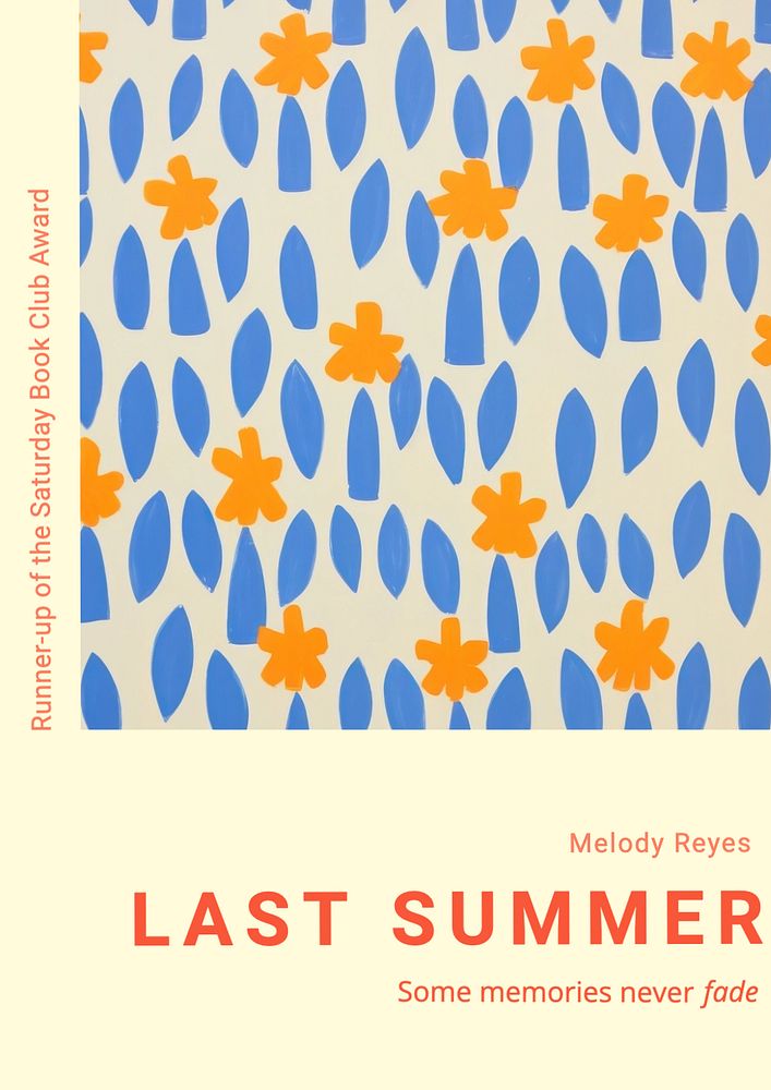 Last summer book cover template | Premium Editable Template - rawpixel