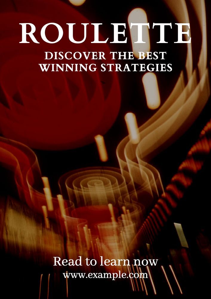 Roulette poster template | Premium Editable Template - rawpixel