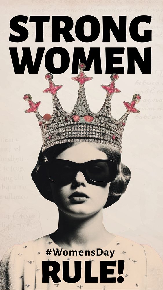 Strong women rules Facebook story | Premium Editable Template - rawpixel