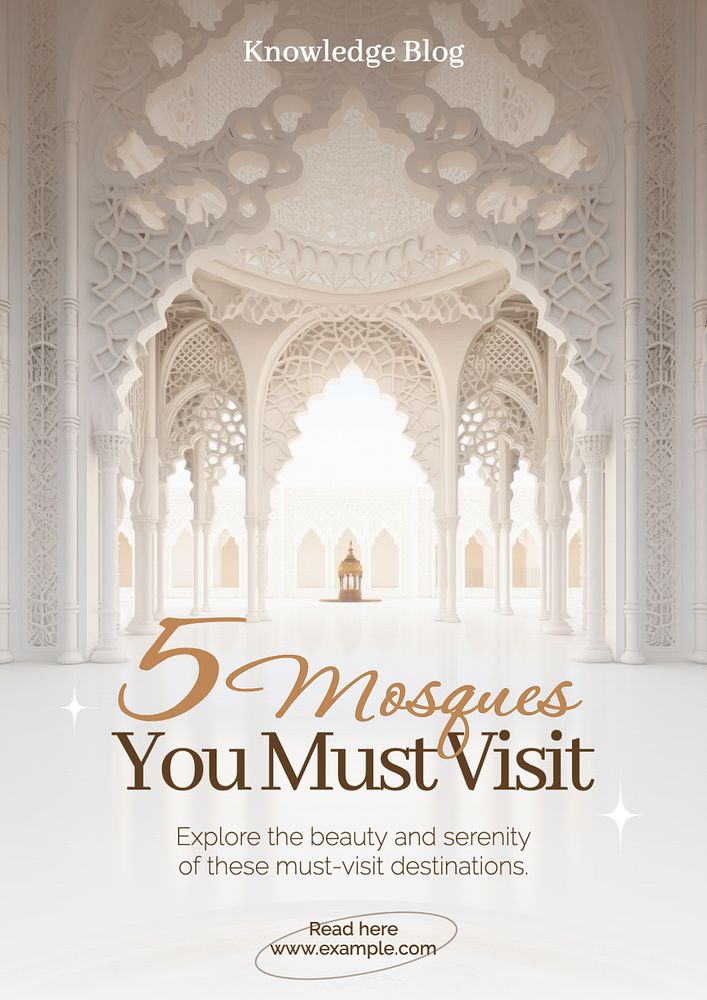Mosques poster template | Premium Editable Template - rawpixel