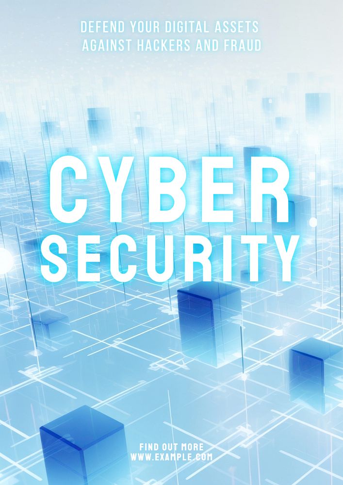 Cyber security poster template | Premium Editable Template - rawpixel