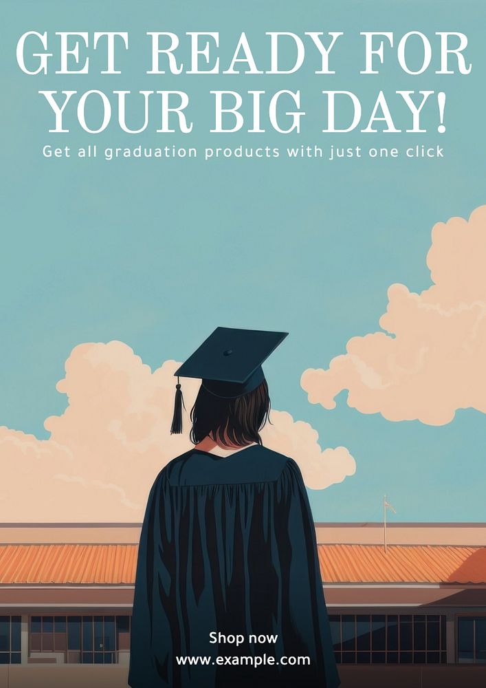 Graduation day poster template | Premium Editable Template - rawpixel