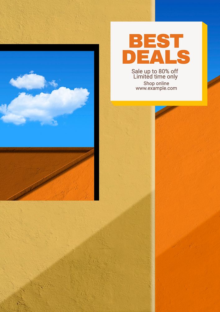 Best deals poster template | Premium Editable Template - rawpixel