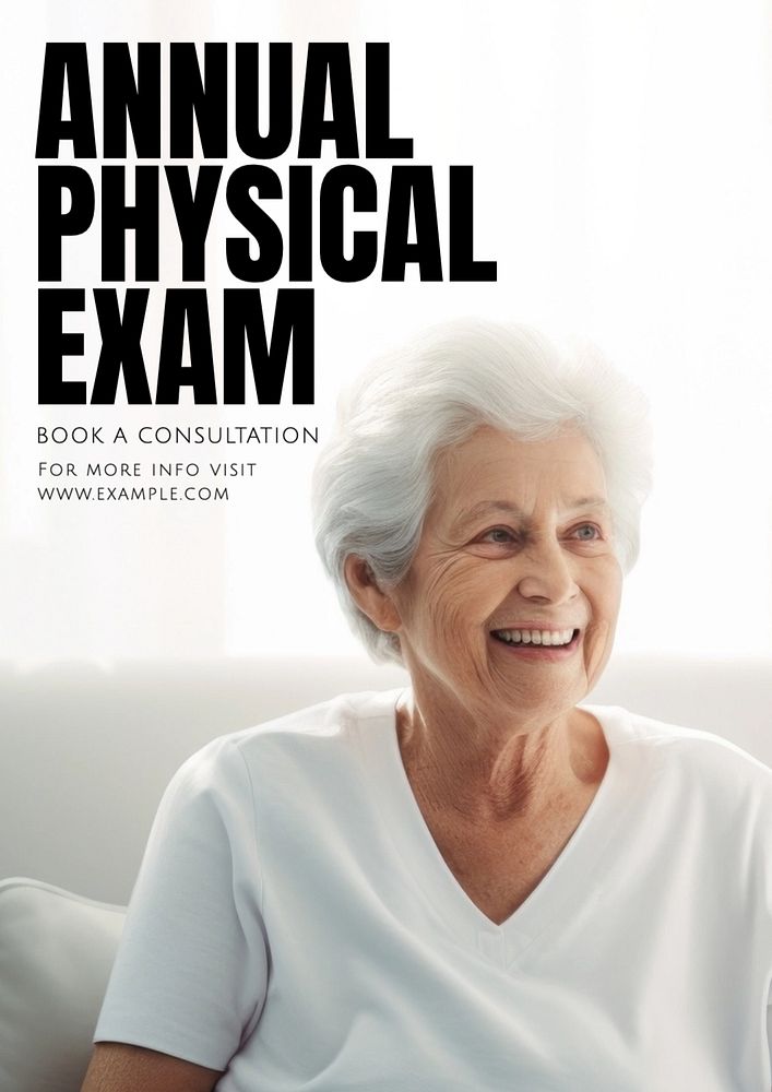 Annual physical exam poster template | Premium Editable Template - rawpixel