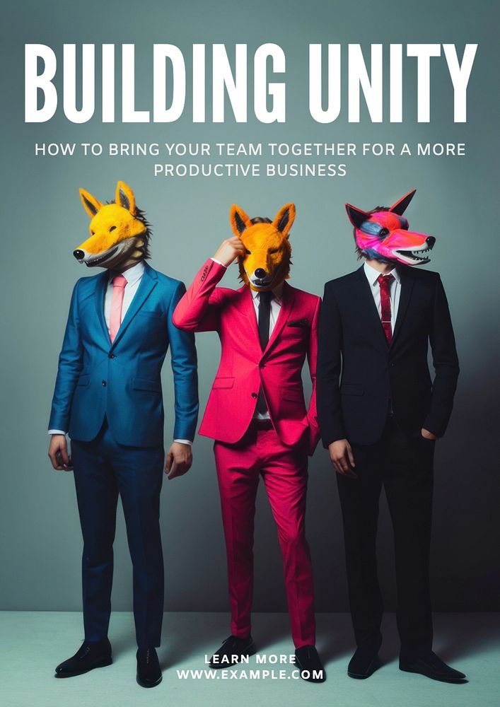 Building unity poster template | Premium Editable Template - rawpixel