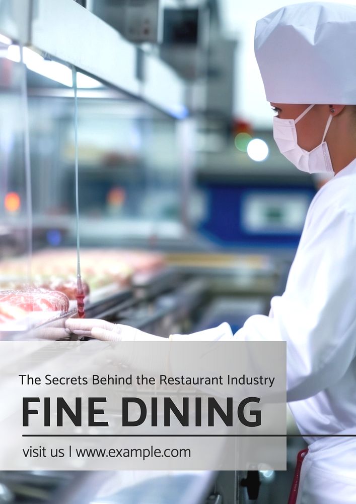 Fine dining poster template | Premium Editable Template - rawpixel