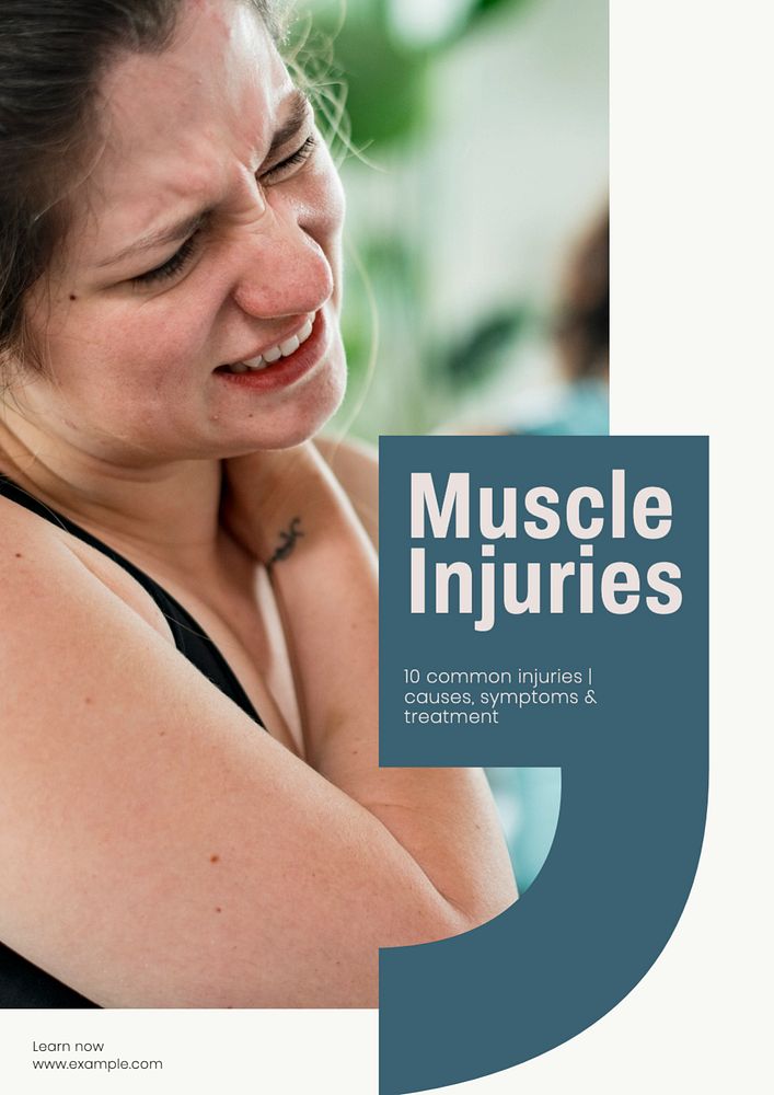 Muscle injuries poster template | Premium Editable Template - rawpixel