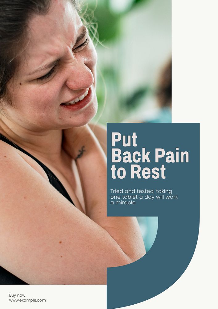 Back pain poster template | Premium Editable Template - rawpixel