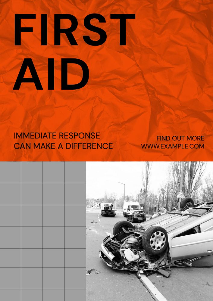 First aid poster template | Premium Editable Template - rawpixel