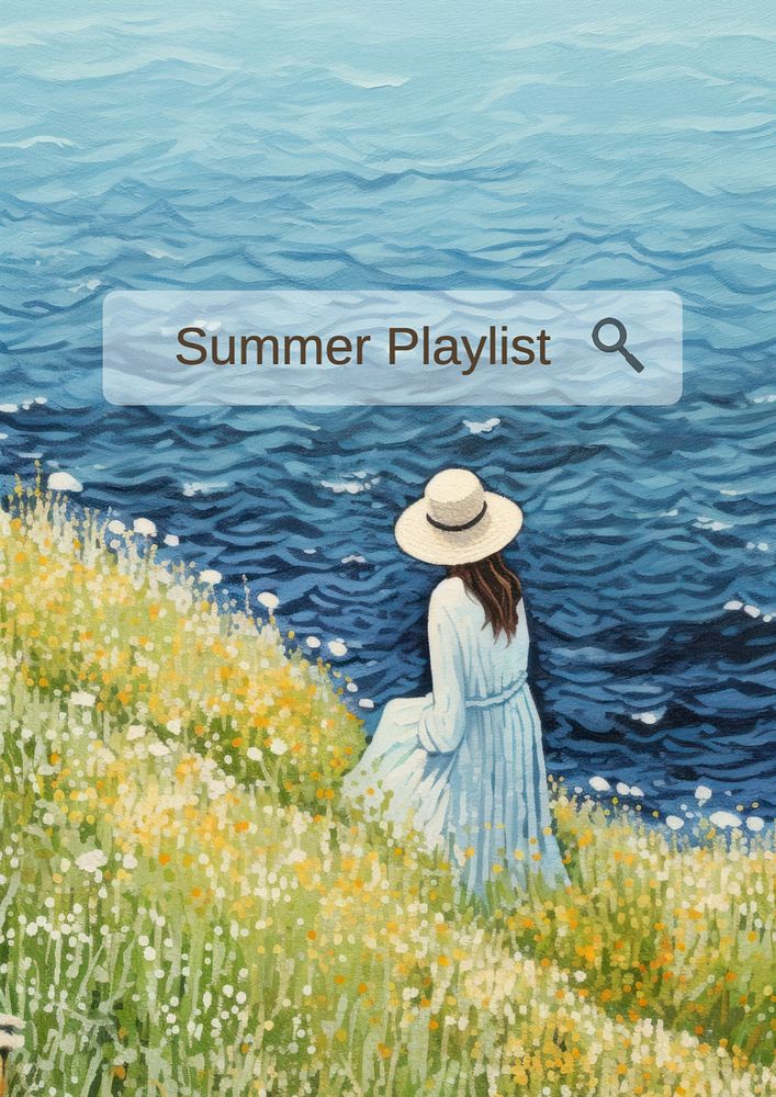 Summer playlist poster template | Premium Editable Template - rawpixel