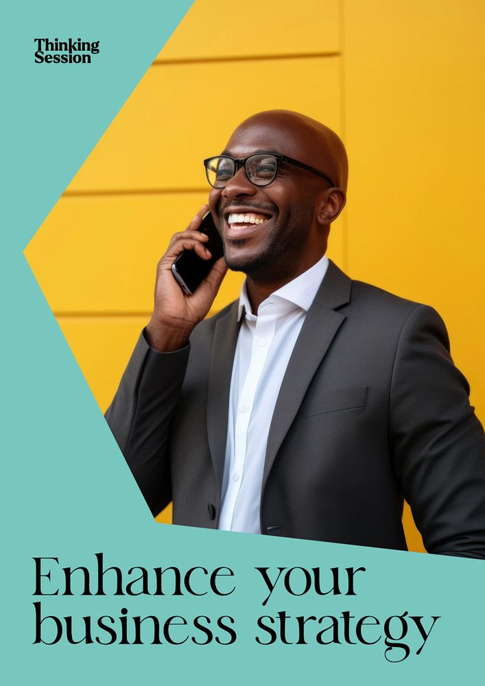 Thinking session poster template | Premium Editable Template - rawpixel