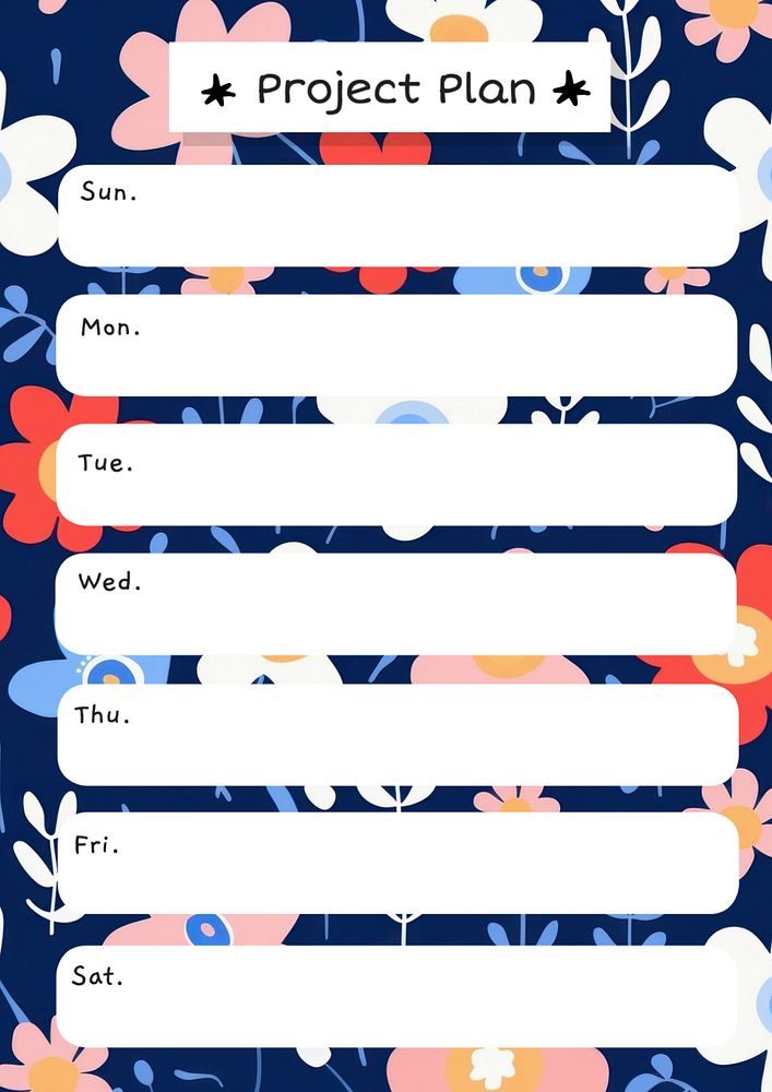 Project plan planner template | Premium Editable Template - rawpixel
