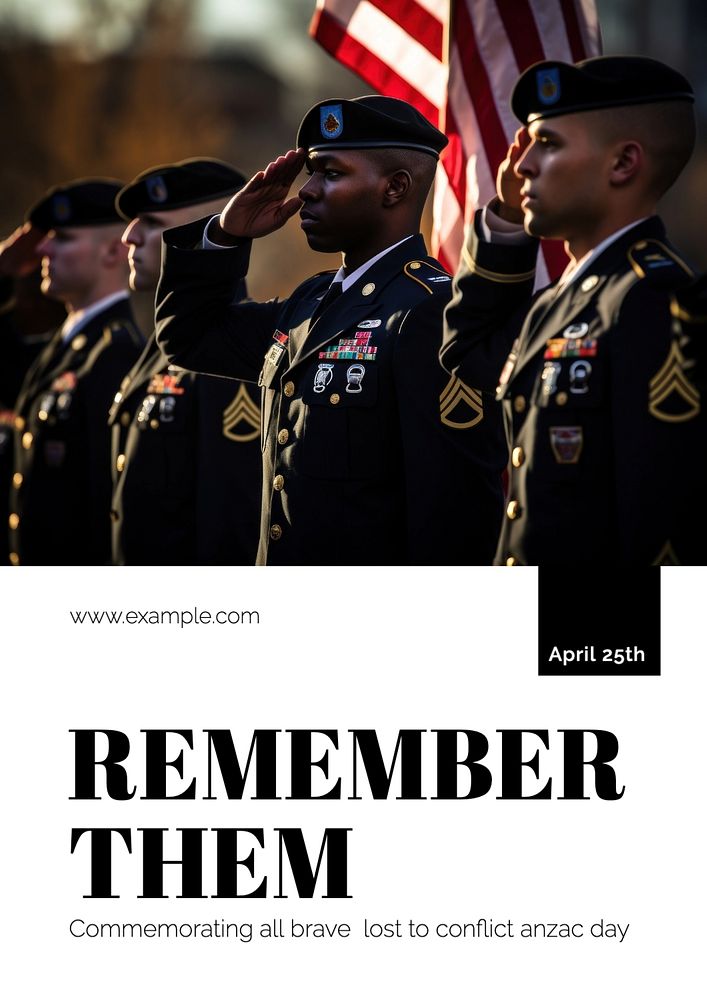 Anzac day poster template | Premium Editable Template - rawpixel