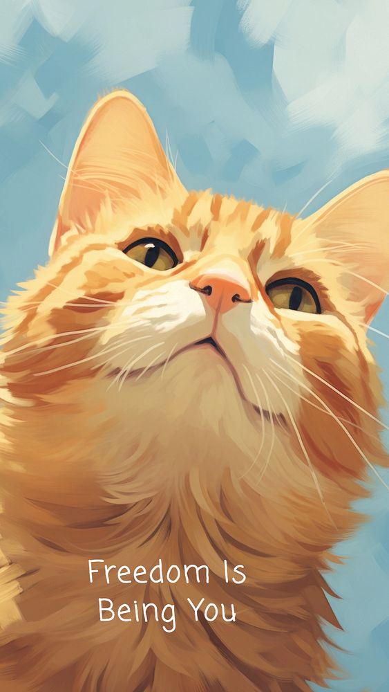 Freedom quote mobile wallpaper template | Premium Editable Template ...