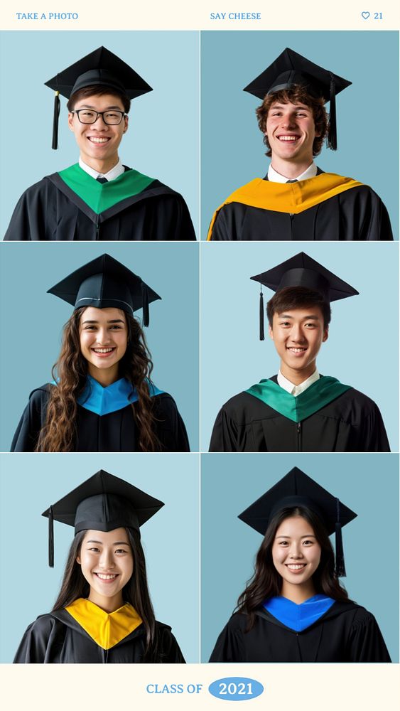 Beige graduation photo collage, editable | Premium Photo Collage Maker ...