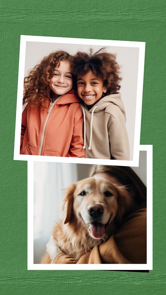 Green paper texture photo collage, | Premium Photo Collage Maker - rawpixel