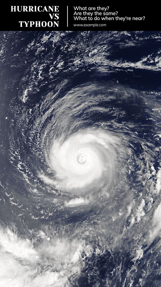 Hurricane and typhoon Facebook story | Free Editable Template - rawpixel