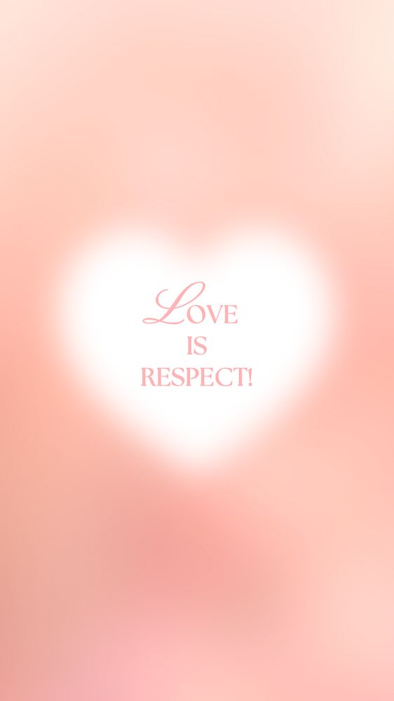 Love is respect Facebook story | Free Editable Template - rawpixel