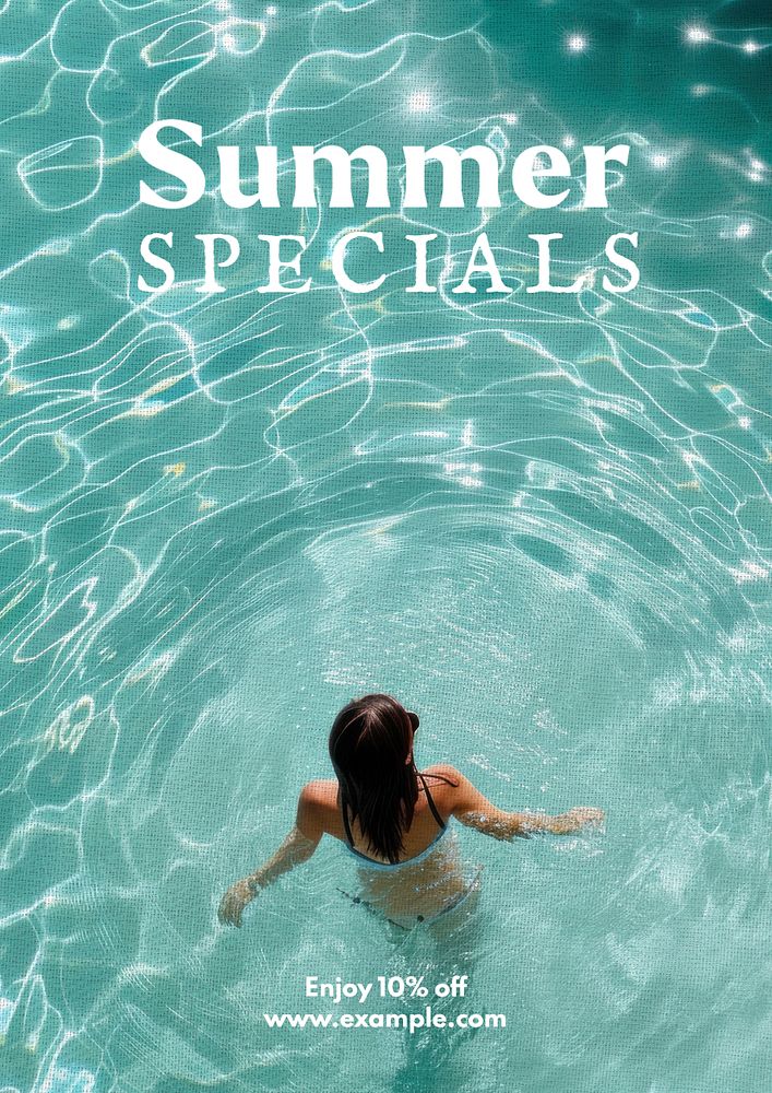 Summer specials poster template | Premium Editable Template - rawpixel