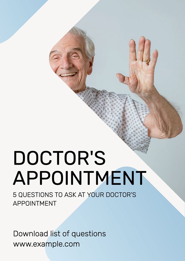 Doctor's appointment poster template | Premium Editable Template - rawpixel
