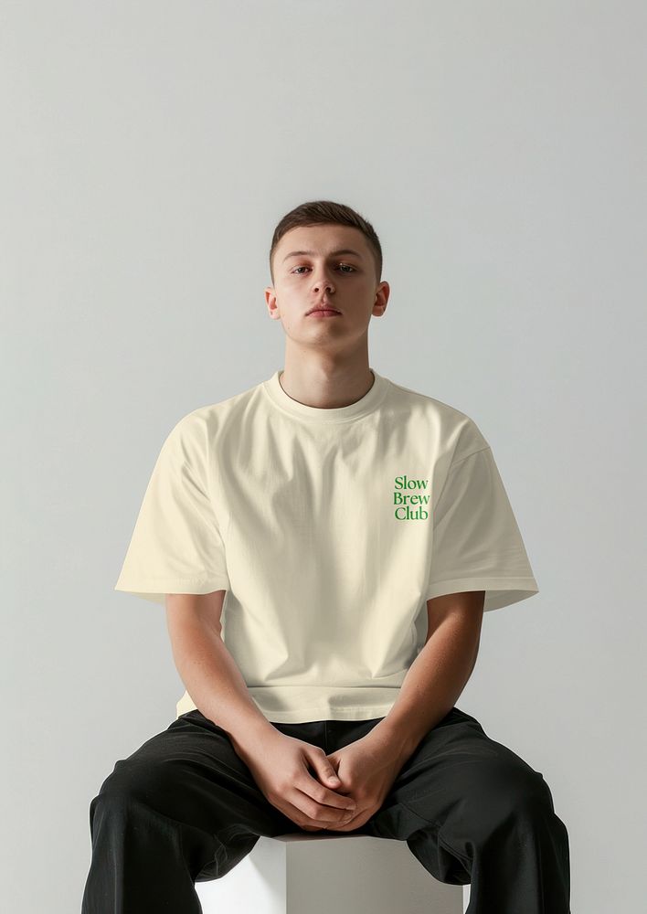 Customizable t-shirt design mockup design | Premium Mockup Generator ...