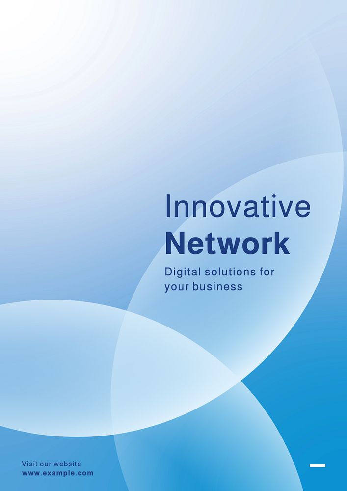 Innovative network poster template, editable | Free Editable Template ...