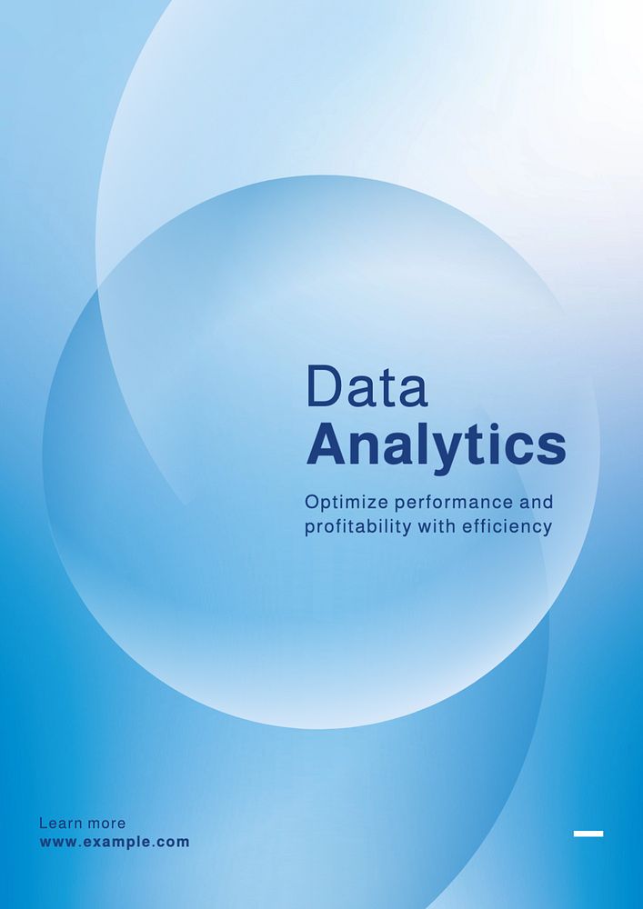 Data analytics poster template, editable | Free Editable Template ...