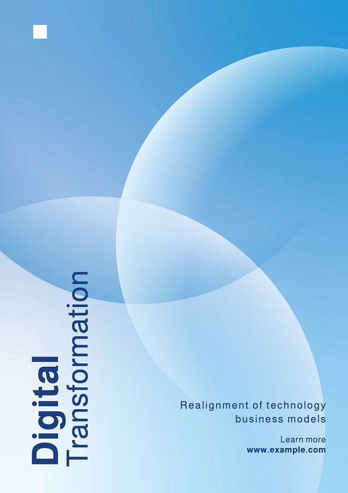 DIgital transformation poster template, editable | Free Editable ...
