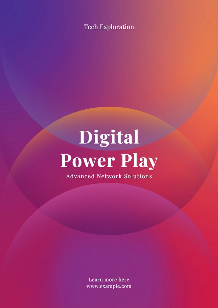 Digital poster template, editable design | Free Editable Template ...